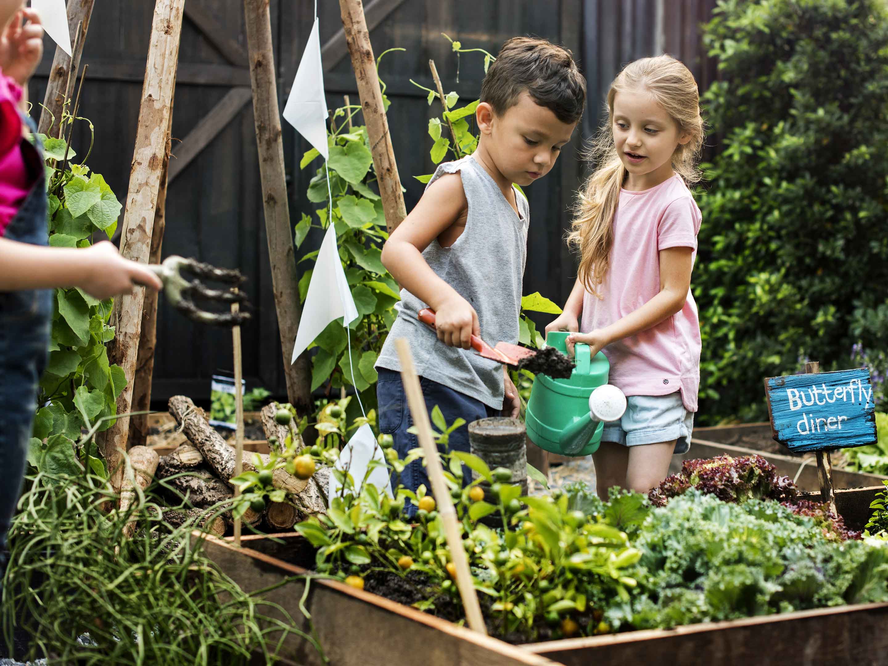Gardening with children