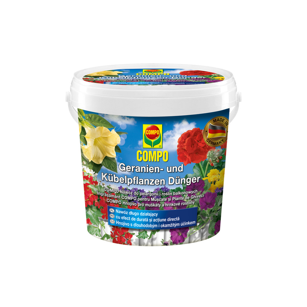 COMPO Slow Release Fertilizer for Geranium and Potted Plants