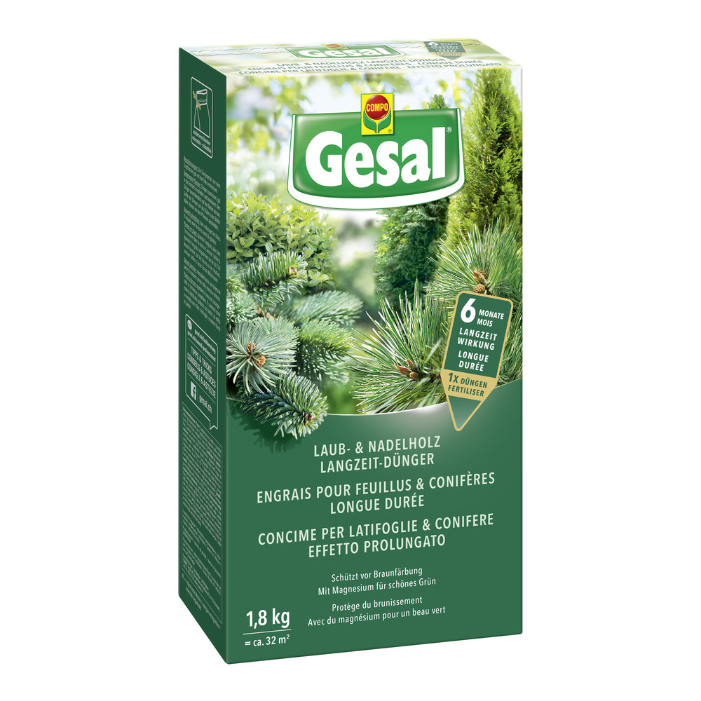 Gesal Engrais pour feuillus et conifères - longue durée
