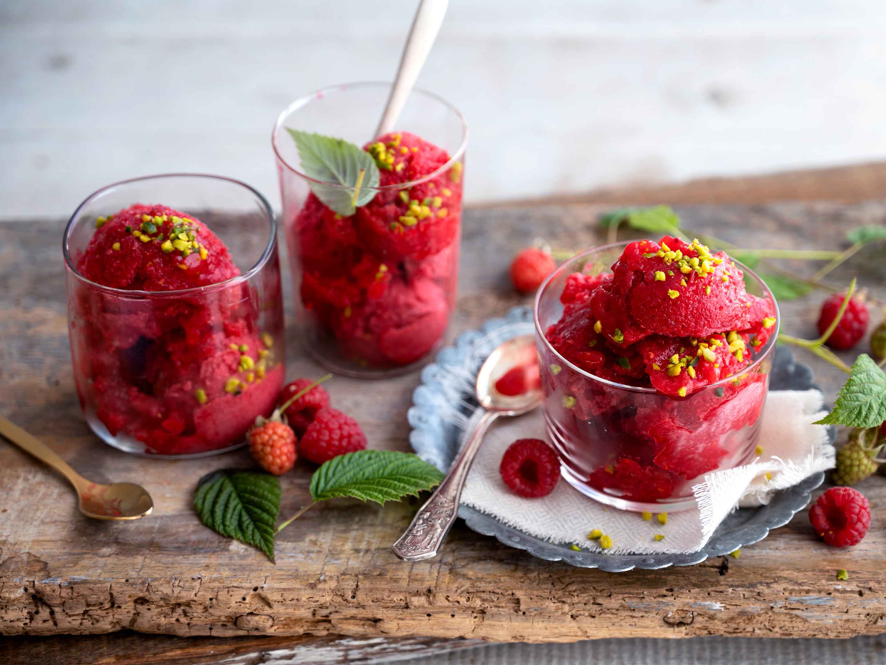 Sorbet à la framboise - recette | Algoflash