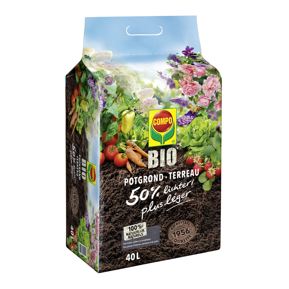 COMPO Bio Universele Potgrond ca. 50% Lichter