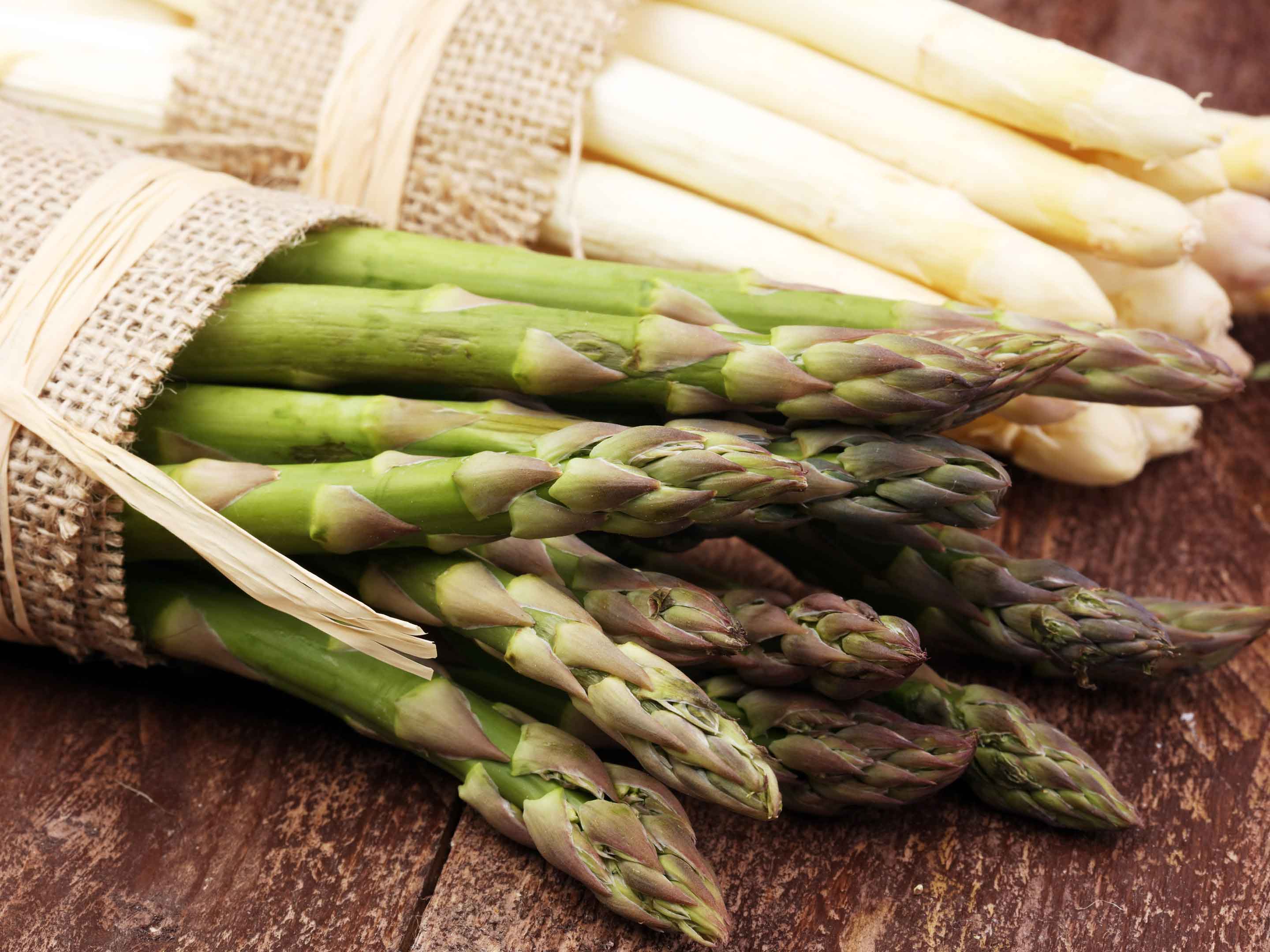 Espargos da própria horta